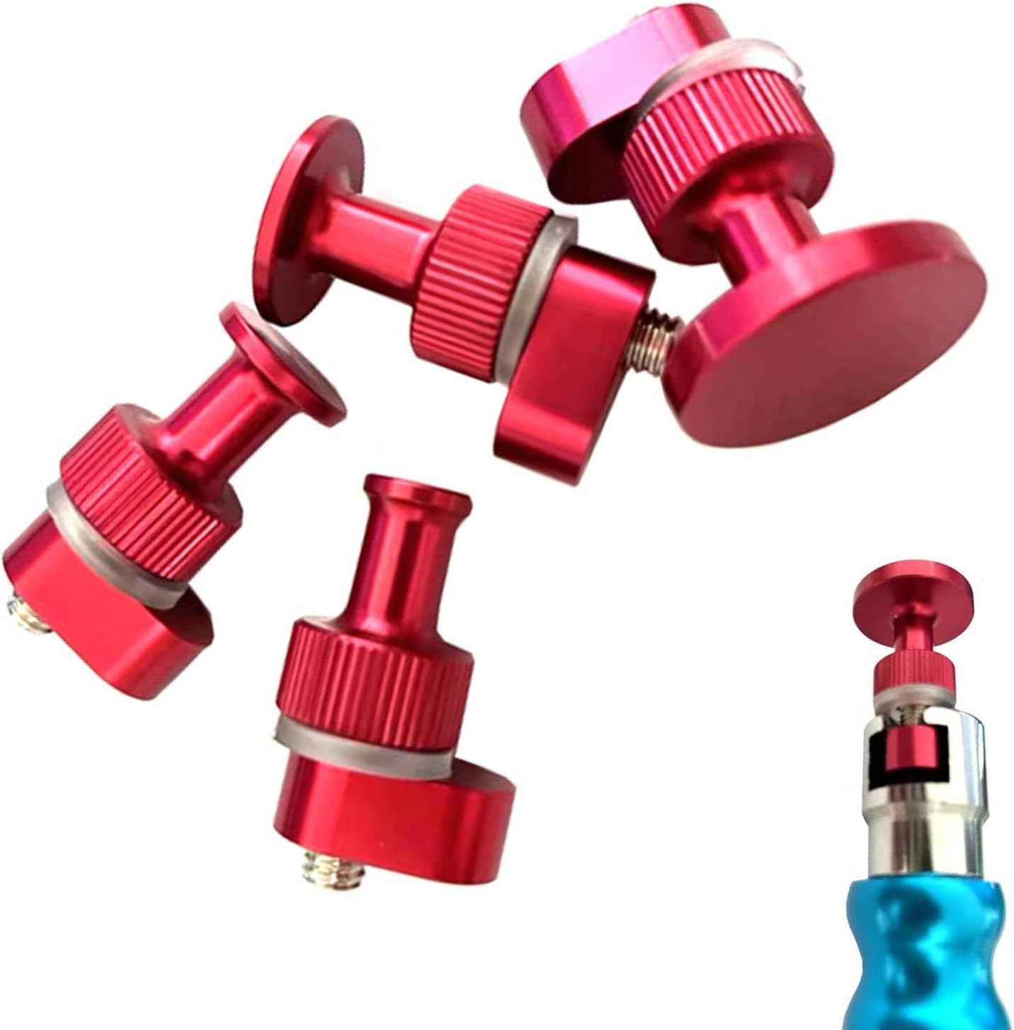 Dent Puller Tabs - Dent Pulling Tabs | 4 Aluminum Alloy Car Body Dent ...