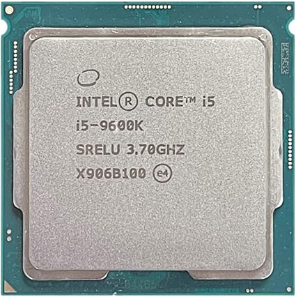 Amazon.com: Intel Core I5-9600K I5 9600K 3.7 GHz Six-Core Six-Thread ...