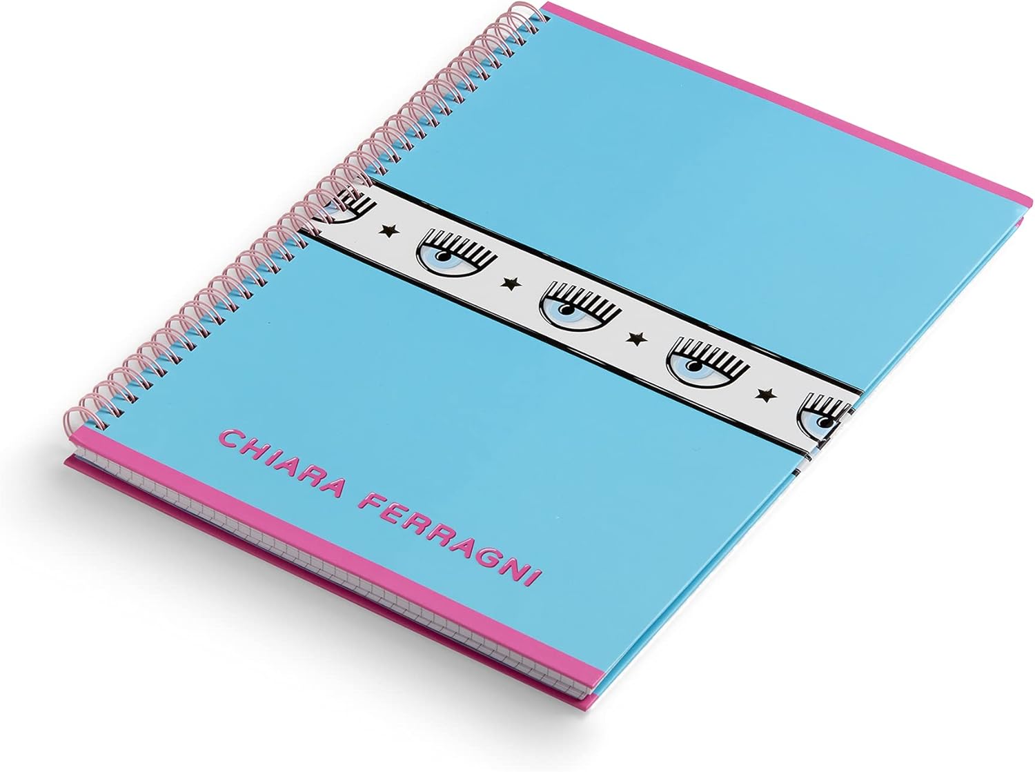 Maxi Spiral Notebooks, Chiara Ferragni and Pigna, A4 size, 1R lined ...