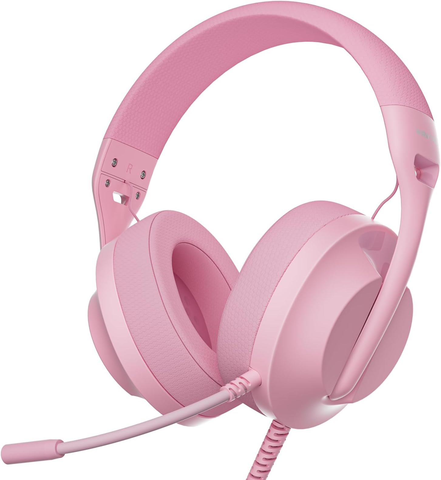 Amazon.com: ZIUMIER Z20 Pink Gaming Headset with Microphone, Compatible ...