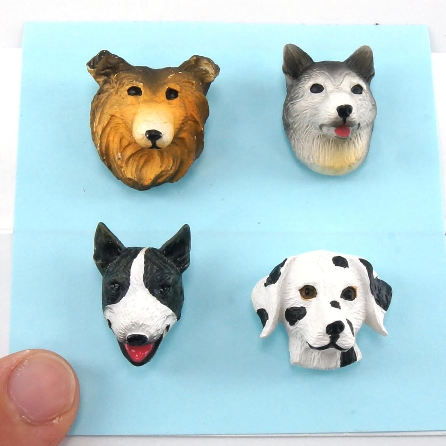 Amazon.com: [4-Pack] Mini and Cute Dog Refrigerator Magnets - Fake ...