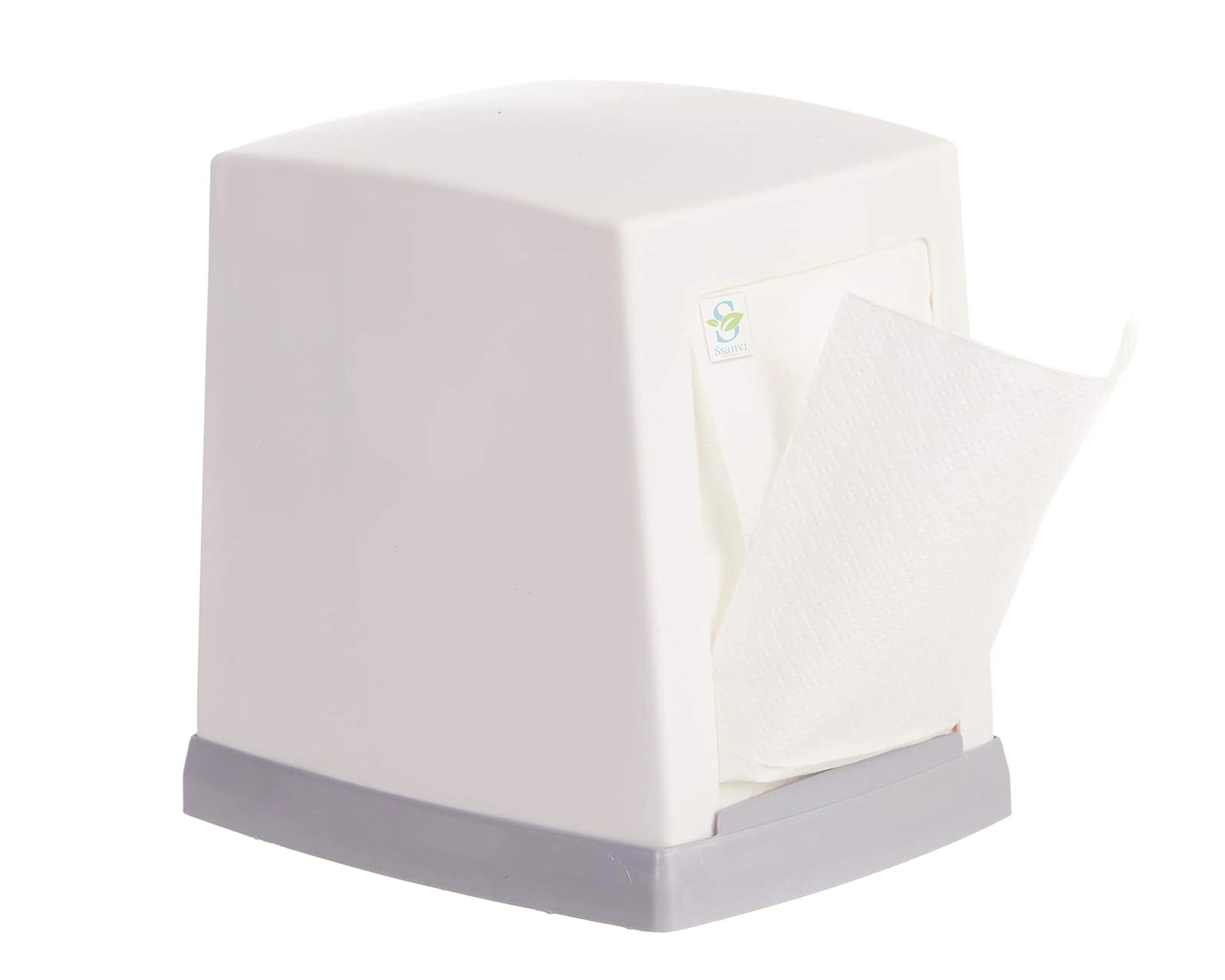 Ssanvi Double Side Table Top Tissue Dispenser with 2 Refill Tissue ...