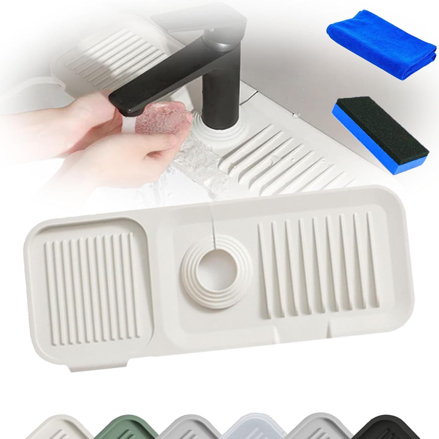 Fortnee Silicone Draining Mat, Ivyever Silicone Draining Mat, Silicone ...