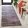 Amazon.com: SAFAVIEH Rag Rug Collection Runner Rug - 2'3" x 7', Red ...
