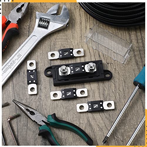 Snapklik.com : 5 Pack MEGA/AMG Fuse, Bolt Fuses 32V, High Current Bolt ...