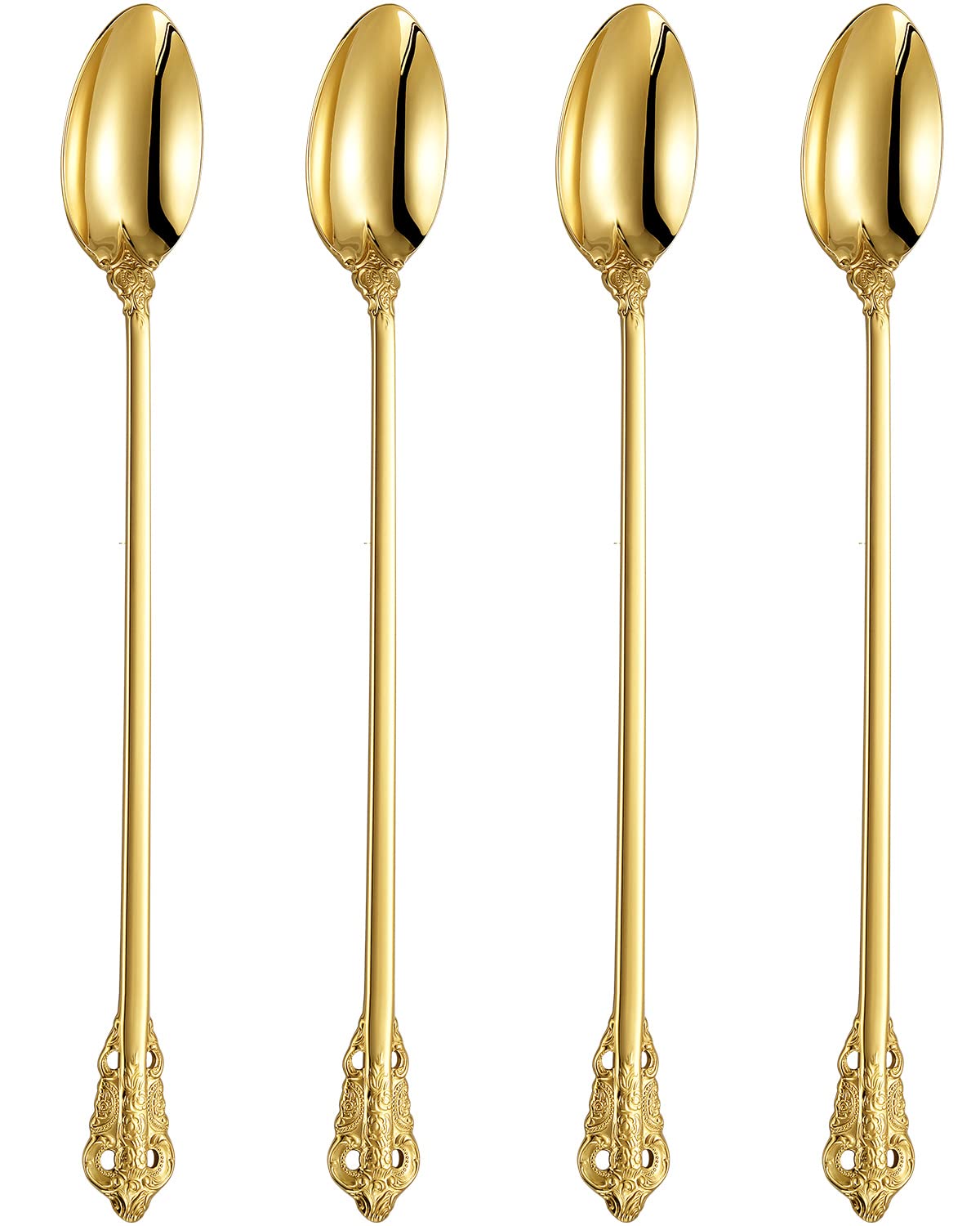 Snapklik.com : KEAWELL Luxurious 9 Inch Long Iced Tea Spoon Set - 4 ...