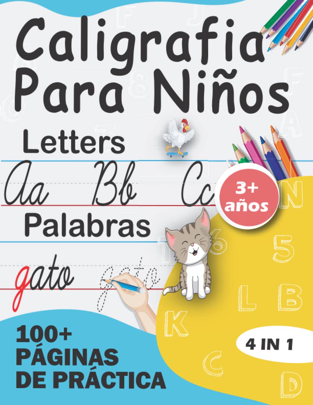 Buy Caligrafia Para Niños en Español: Libro de Escritura Cursiva ...