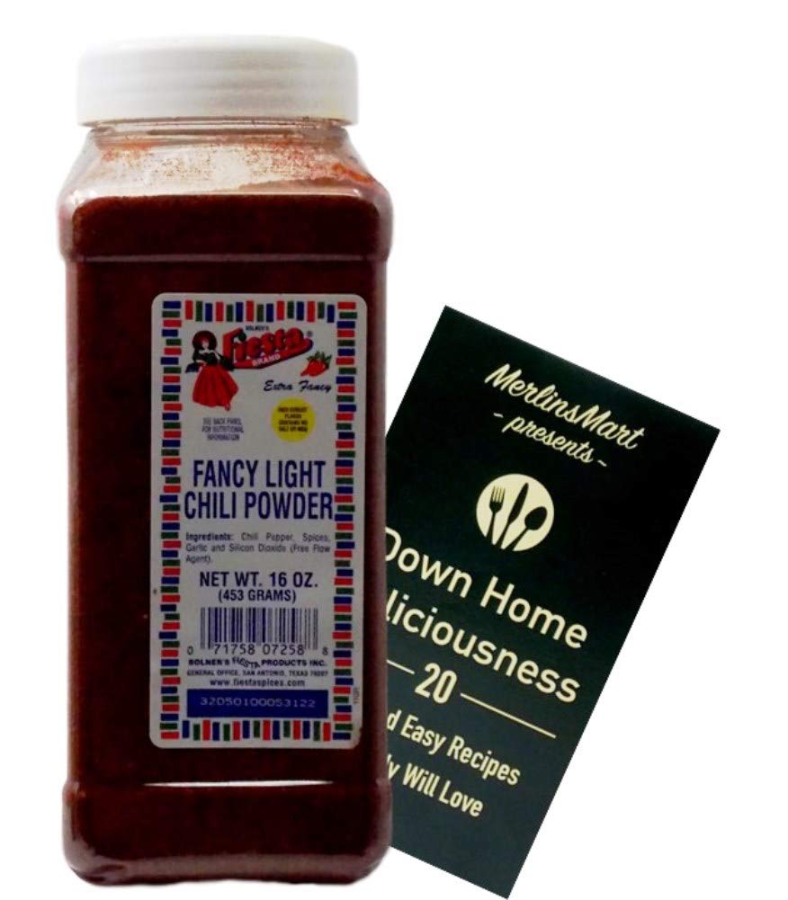 Amazon.com : Bolner's Fiesta Fancy Light Chili Pepper Powder Plus ...