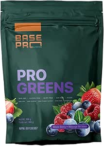 Pro Greens - Mixed Berry | Base Pro Nutrition | 300 grams - 30 servings ...