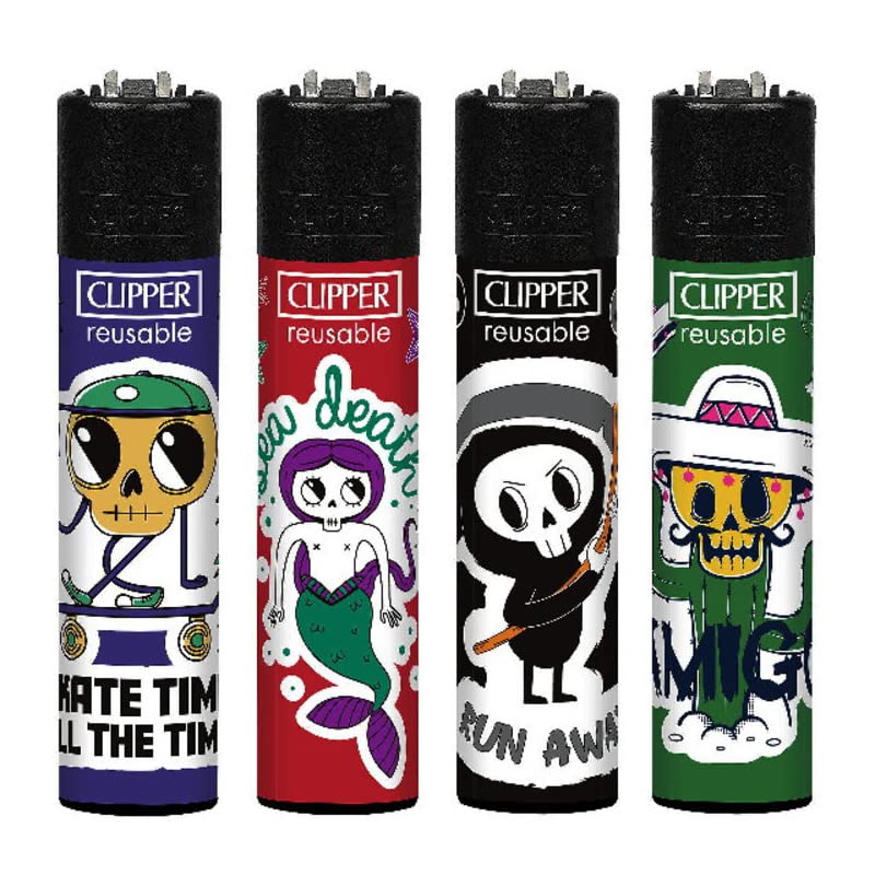 4 x Clipper Lighters Set, Clipper Lighter, Clipper Lighter Refillable ...