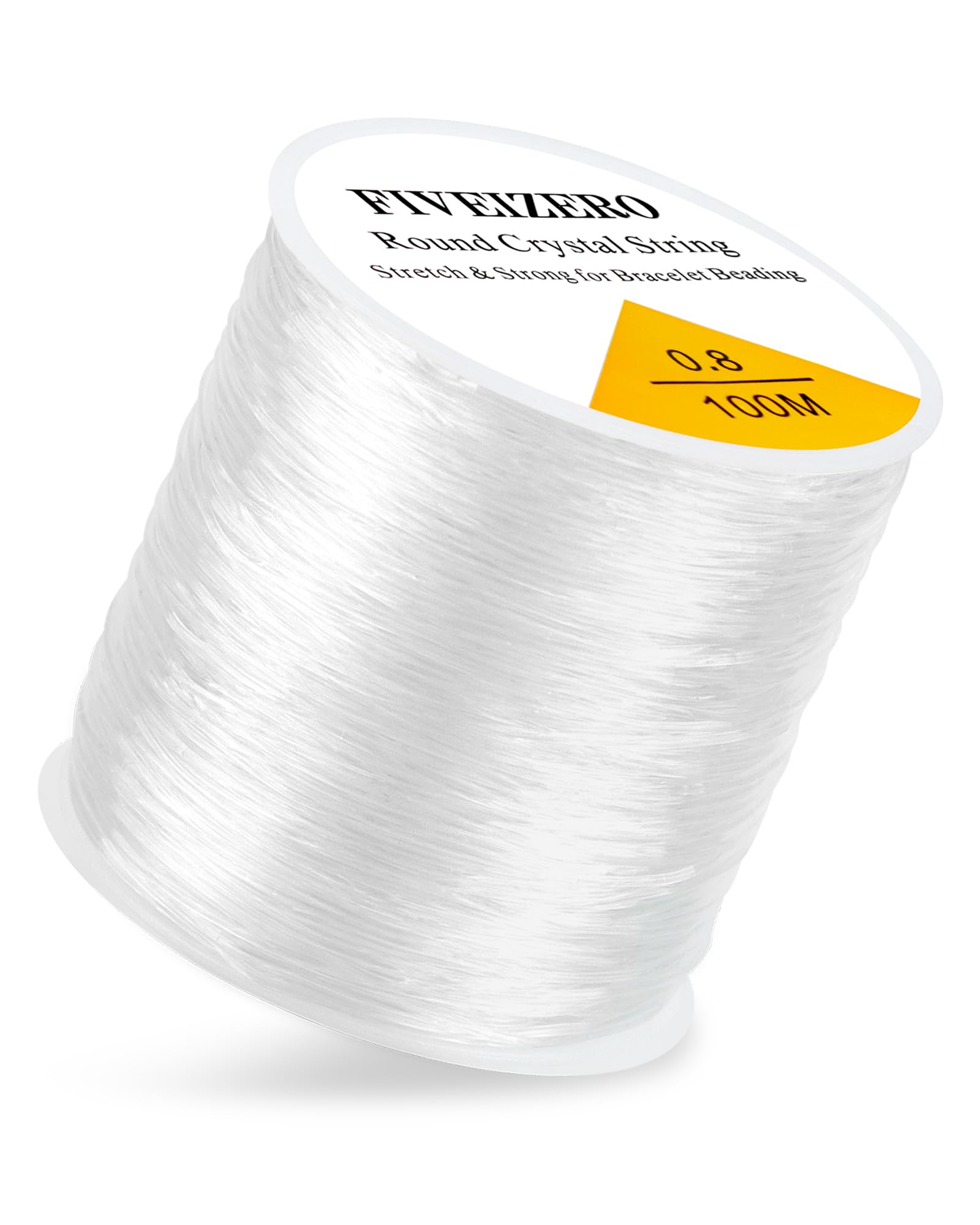 Amazon.com: 1 Rolls FIVEIZERO Elastic Bracelets String Cord,0.8 Round ...