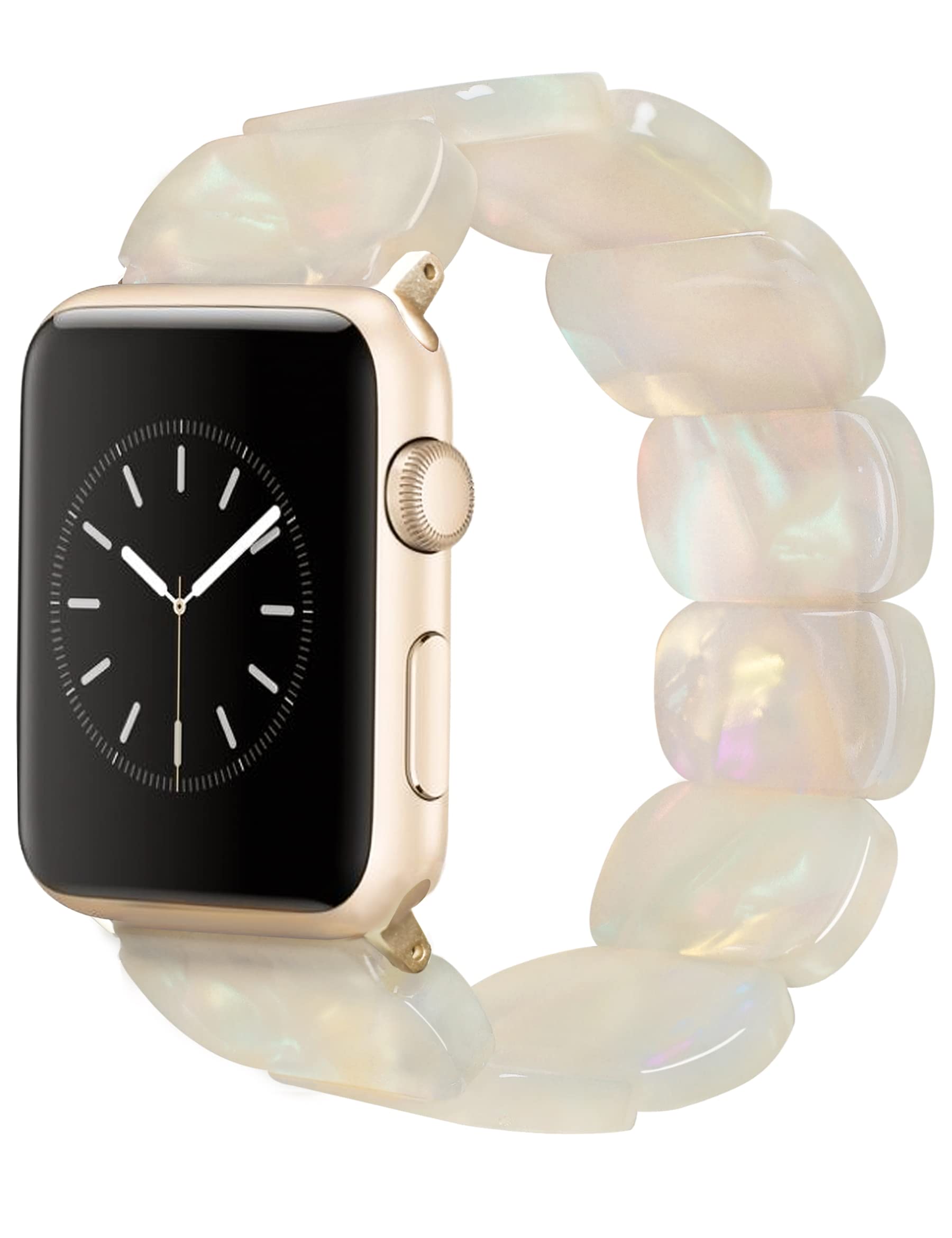 Heesch Tortoise Stretchy Watch Band Compatible with Apple Watch Serise ...