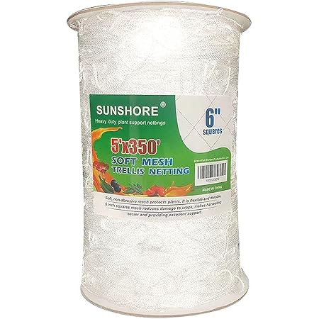 Amazon.com : COMMON CULTURE Soft Mesh Nylon Trellis Netting Bulk Roll ...