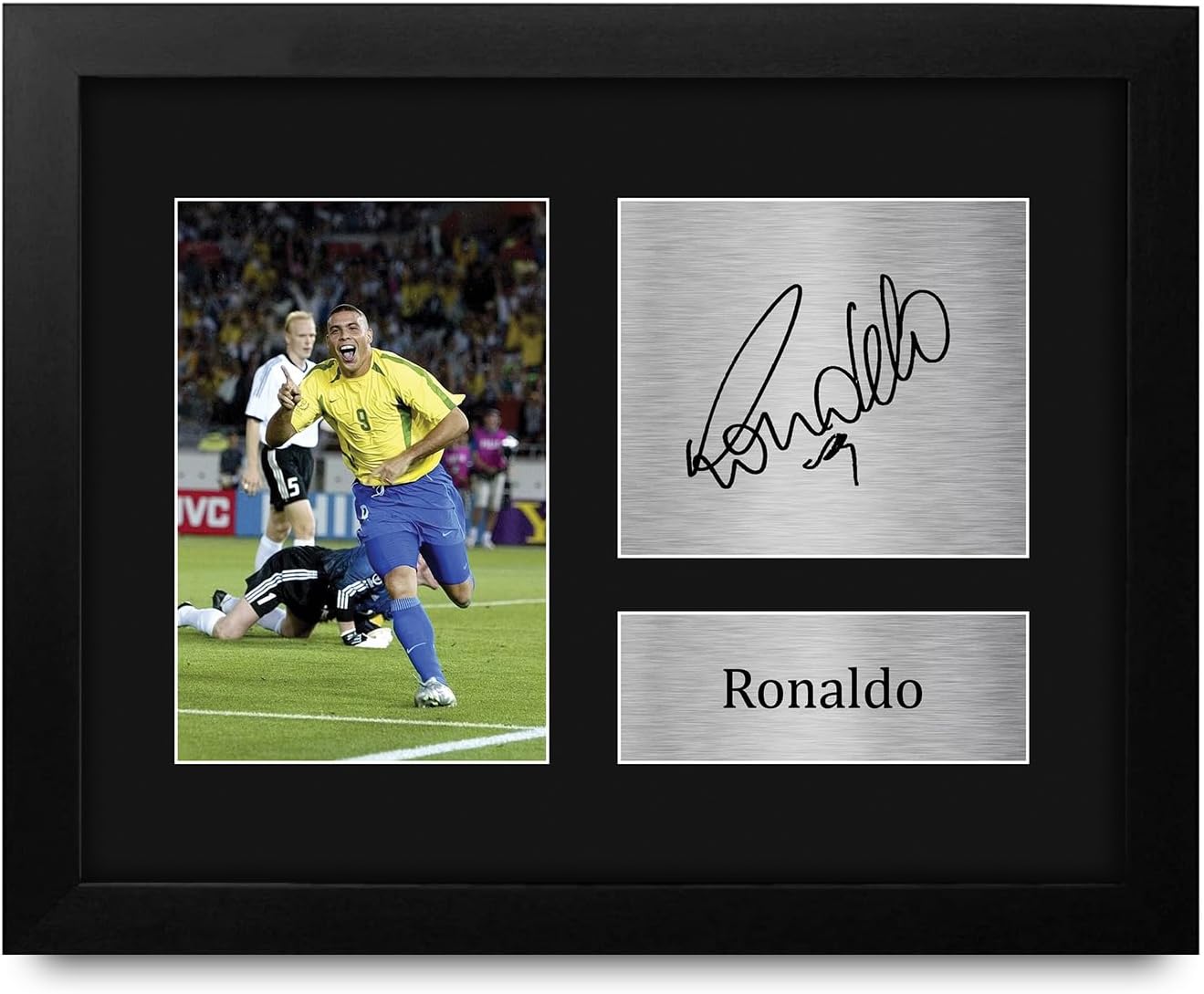 Amazon.com: HWC Trading Ronaldo Framed Gift Signed Printed Autograph ...
