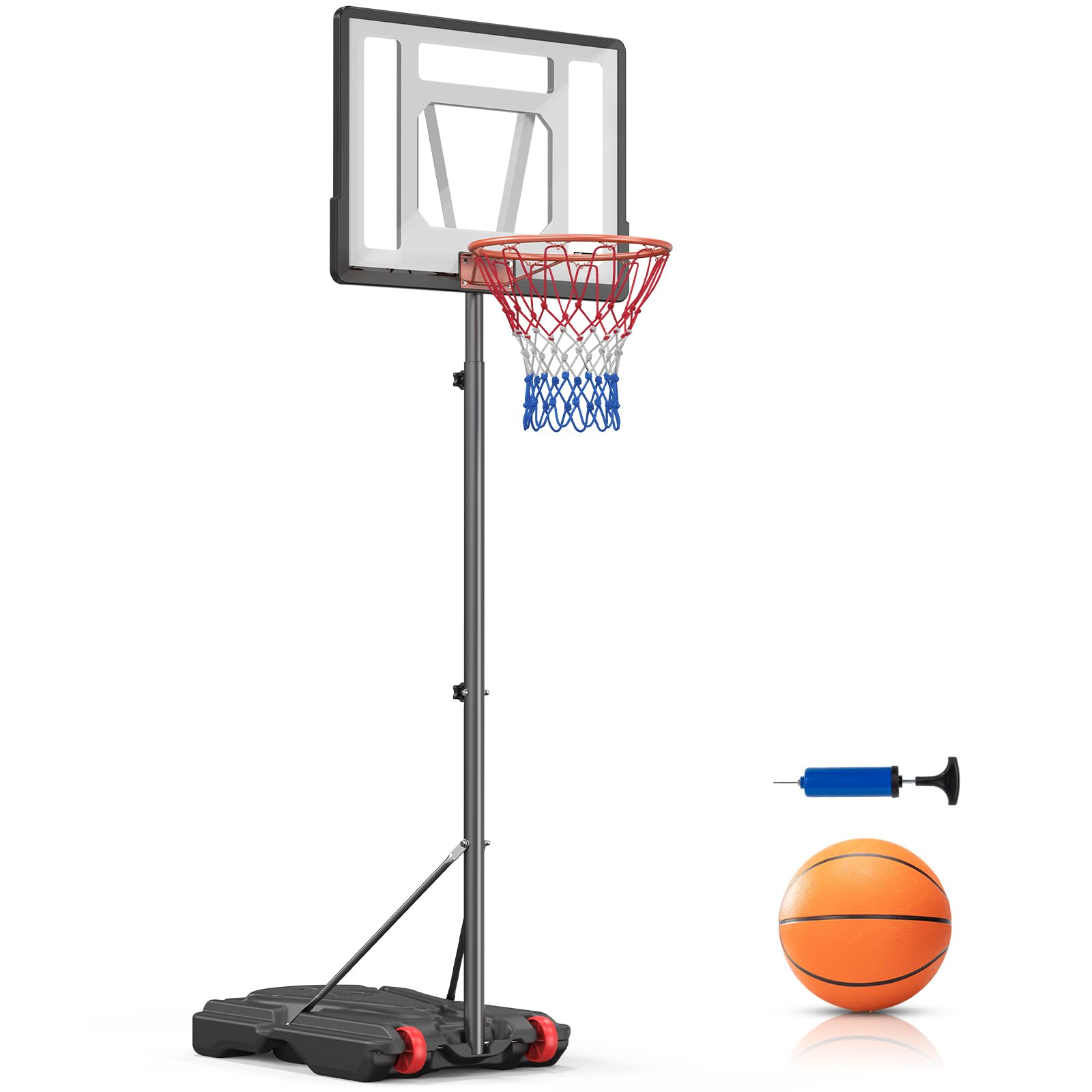 Snapklik.com : Basketball Hoop 5.6-7.6 FT Portable Basketball Goal ...