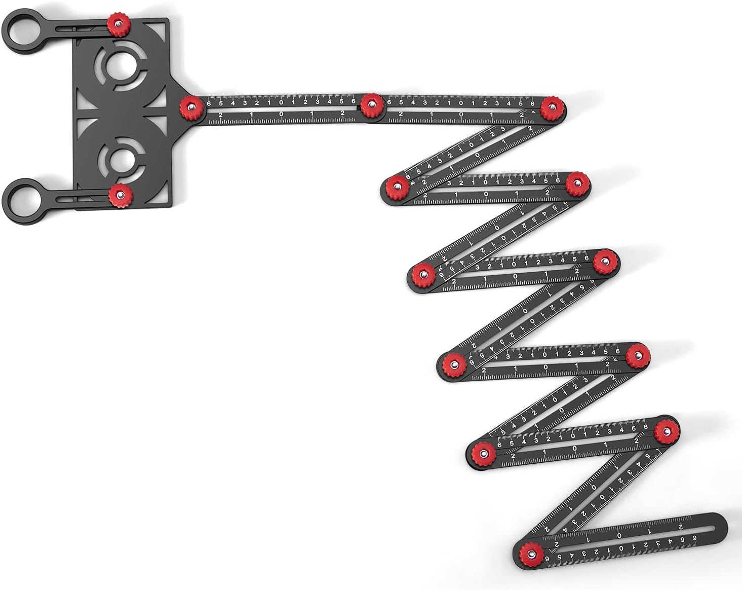 POWERTEC Multi Angle Measuring Ruler for Woodworking, Crafting ...