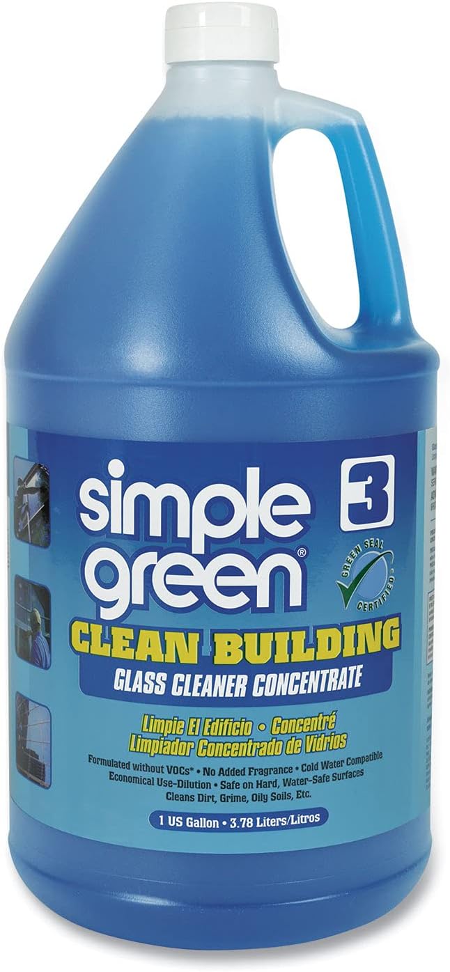 Amazon.com: Simple Green Glass Cleaner - 1 gal Bottle - 11301 [PRICE is ...