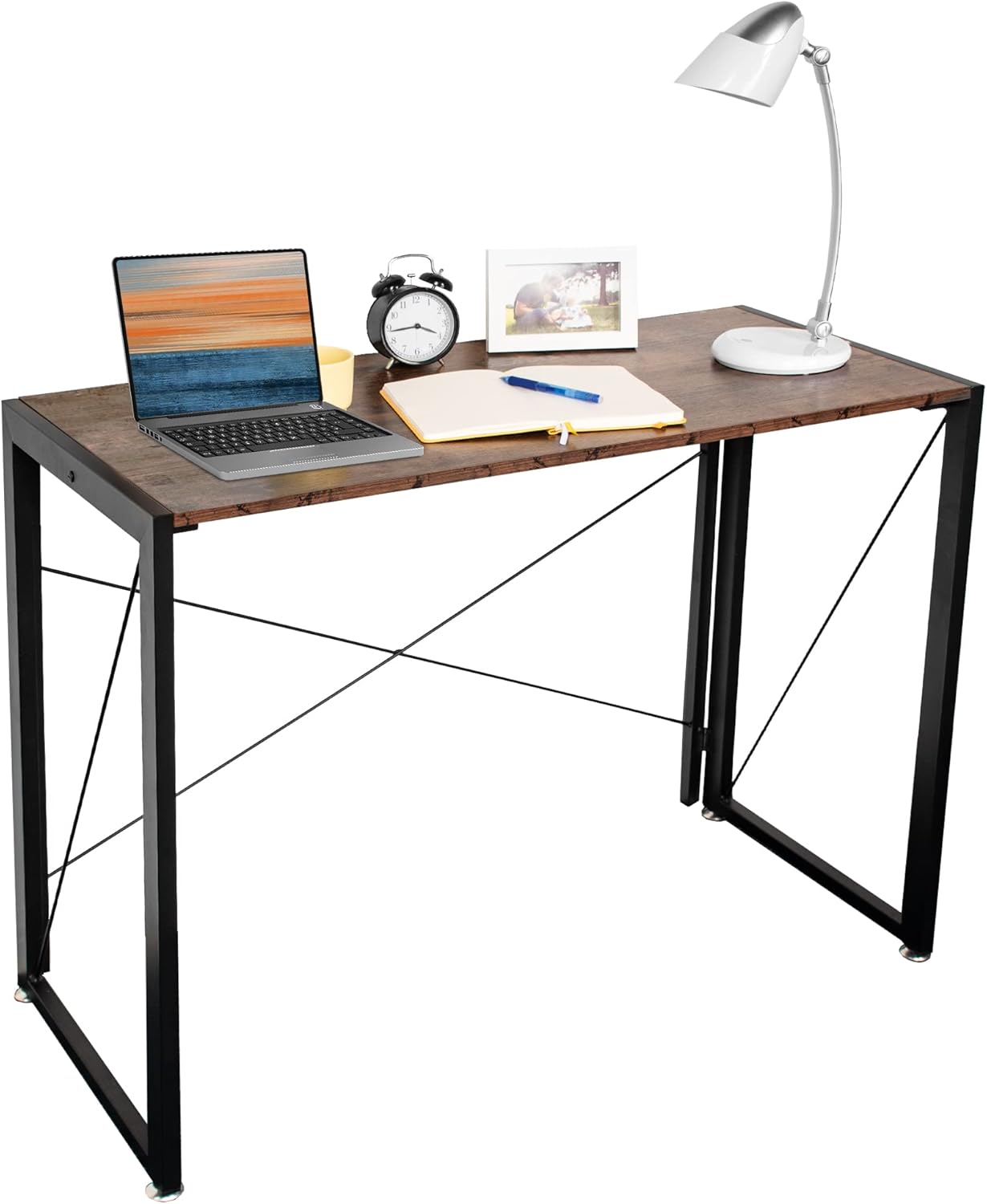 Ezigoo Study Table,100 x 50 cm Small Desk for Home Office, Narrow ...