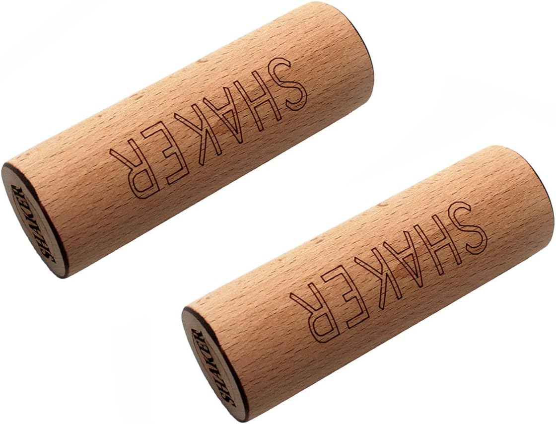 Amazon.com: TUOREN 2PCS Wood Shakers Sand Hammer Musical Percussion ...