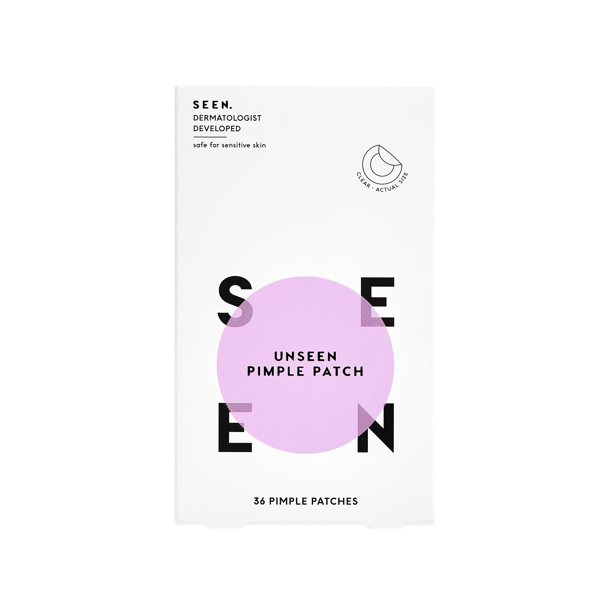 Amazon.com: SEEN UNSEEN Pimple Patch - Hydrocolloid and Bakuchiol ...