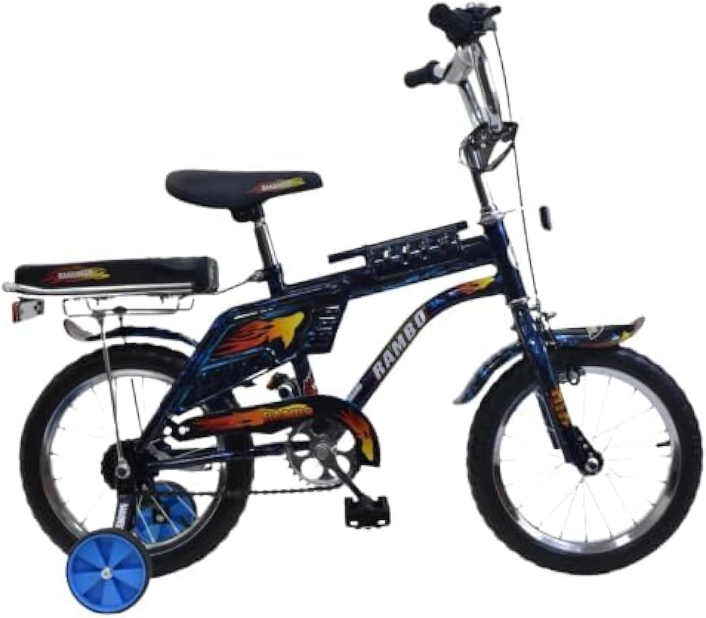 BANAWEER Rambo Cycle Bike - Bicycle Biskletas Size 14 (Blue) : Buy ...