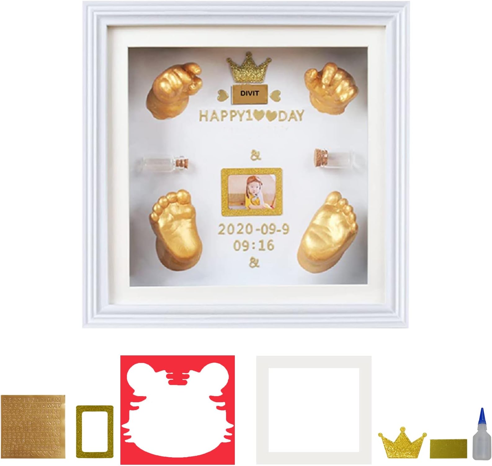 Mold Your Memories Baby Casting kit for baby hand and foot Impression ...