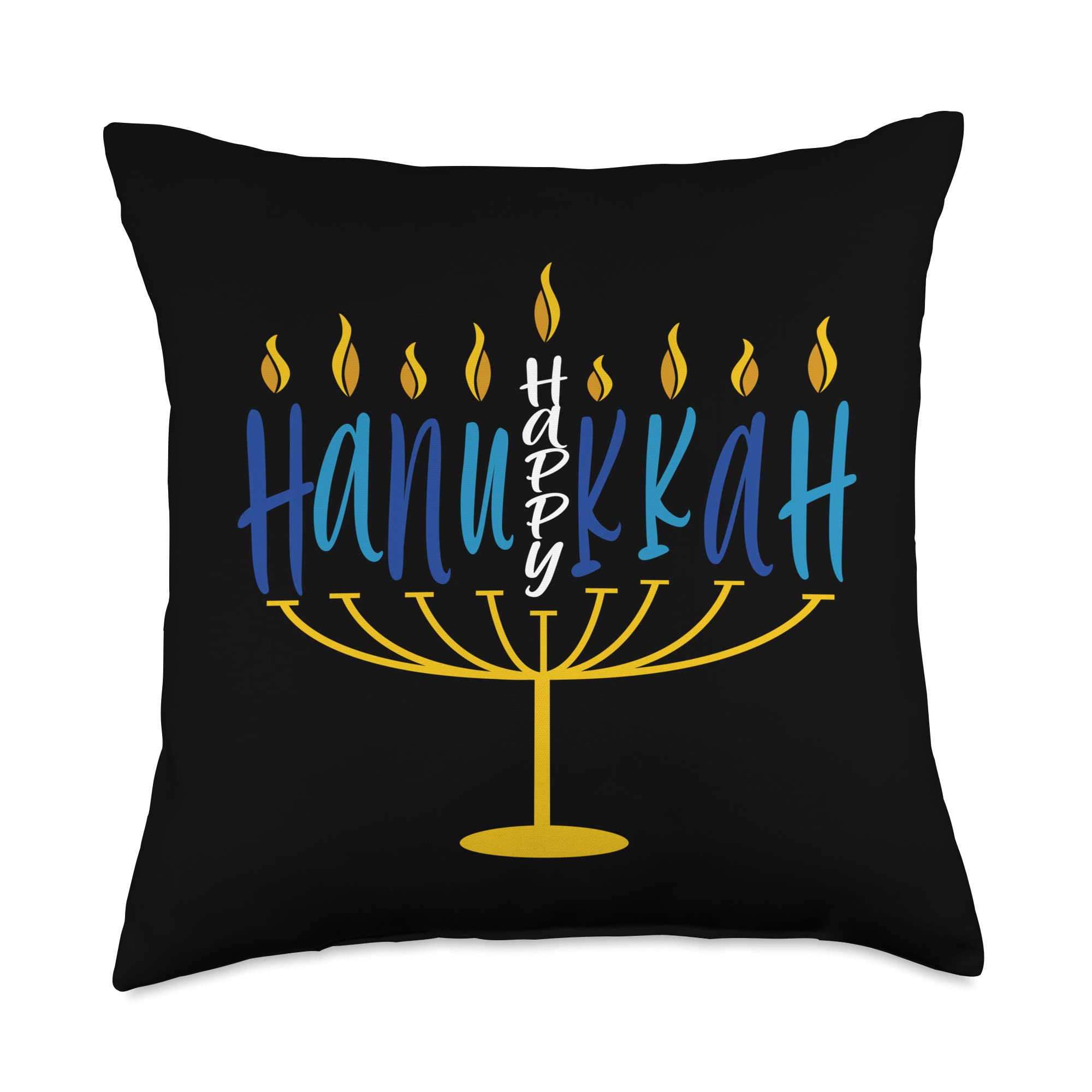 Amazon.com: Happy Hanukkah Menorah Jewish Festival Of Lights Chanukah ...