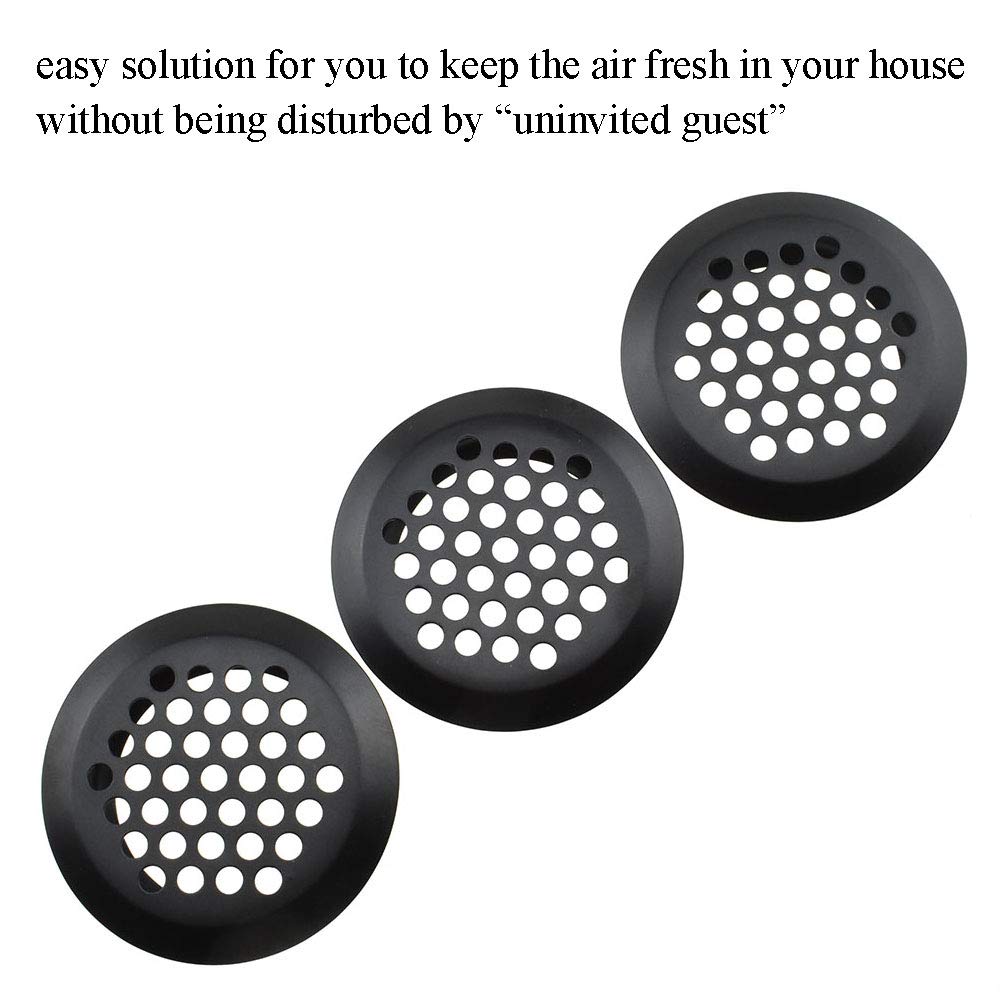 Snapklik.com : 35mm Circular Mesh Holes Air Vents Stainless Steel ...
