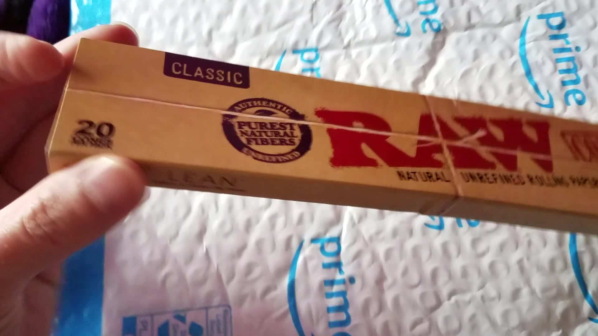 Watch RAW Classic Natural Unrefined Pre Rolled Cones - 20 Cones Per ...