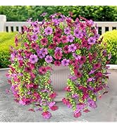 Amazon Zfprocess Artificial Hanging Flowers Plants For Outdoor