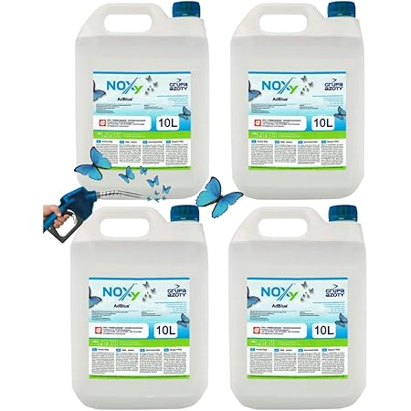 NOXy AdBlue 4X 10 Liter für Diesel Kanister Harnstofflösung AdBlue® NOX ...