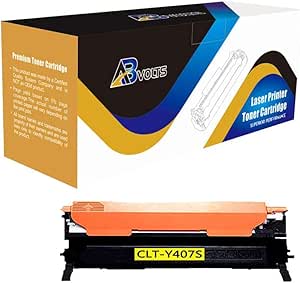 Amazon.com: AB Volts Compatible Toner Cartridges Replacement for Samsung CLT-Y407S Cartridge for ...