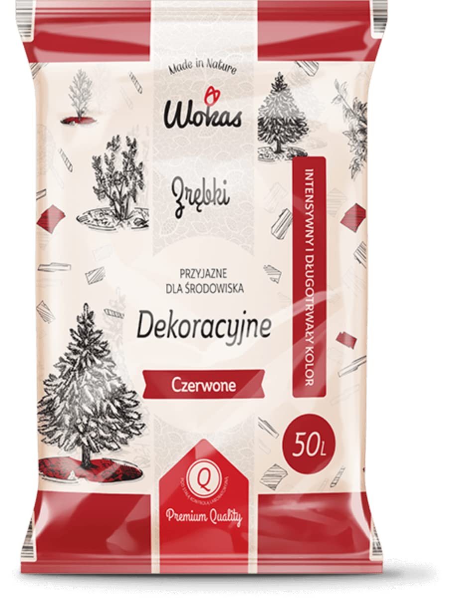 TRANS - PAL Decorative Garden Chip Bark Mulch Wood Wooden Coloured RED ...