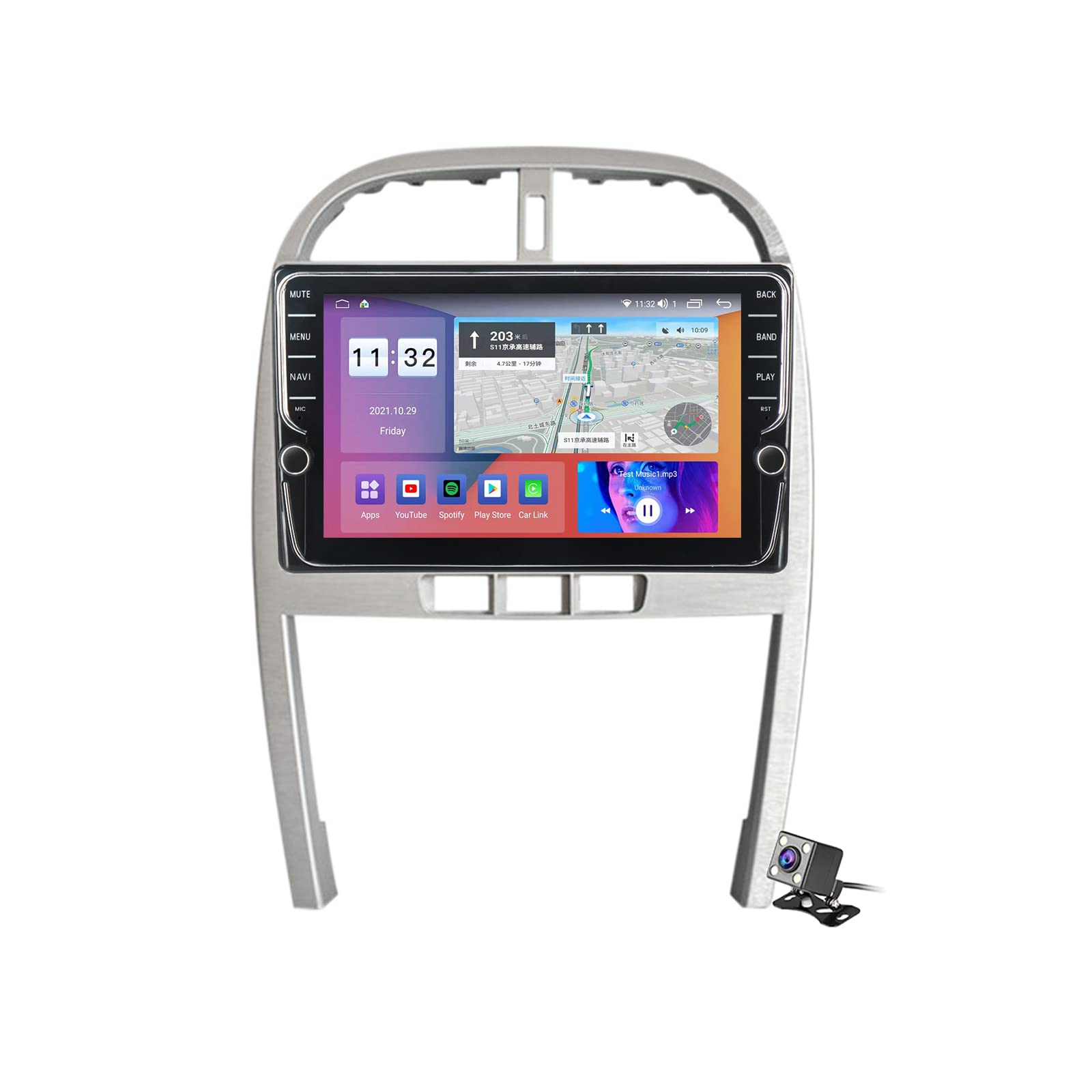 Zhiqin 9 Android 11 Radio For Chery Tiggo 3 2014 | Desertcart OMAN
