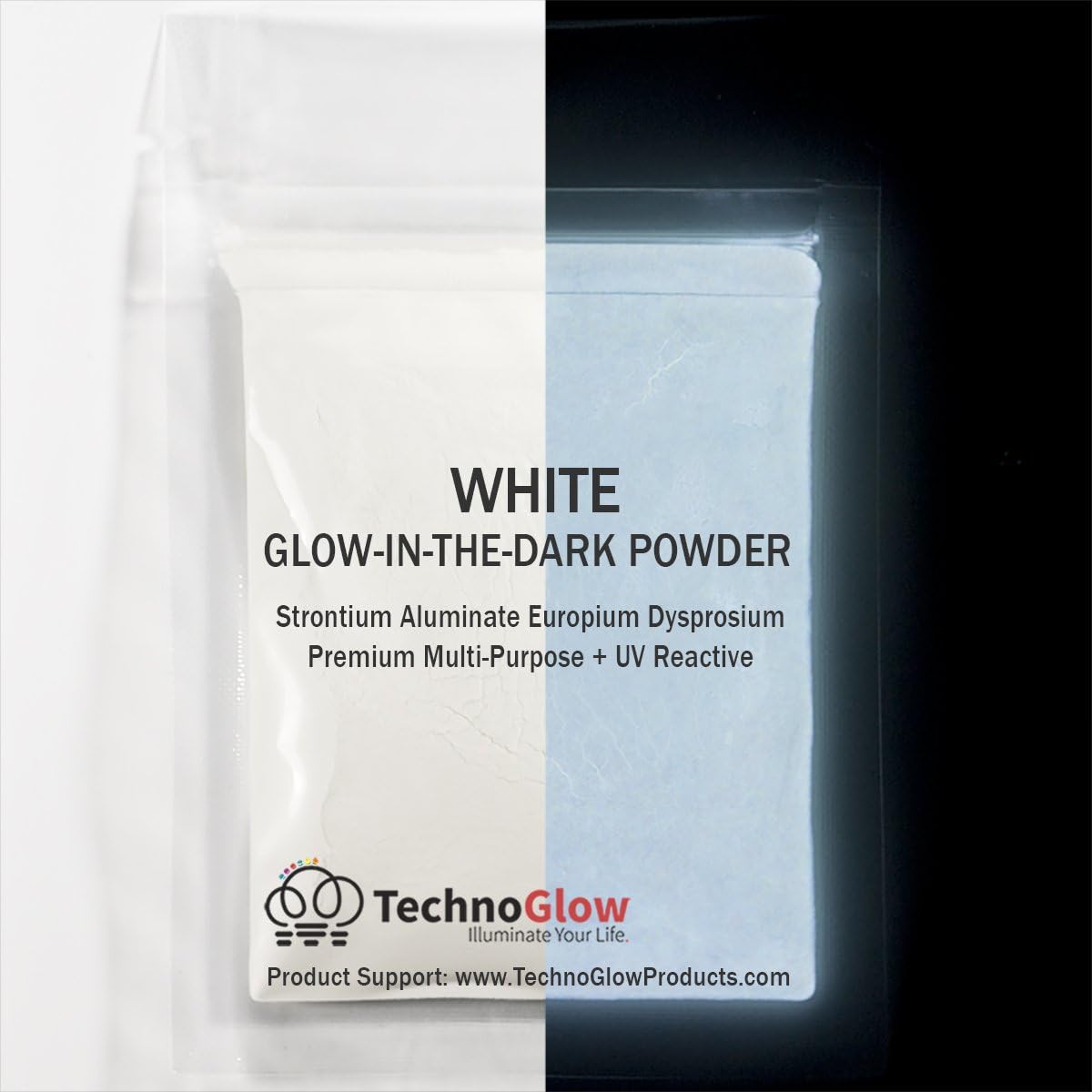 Amazon.com: VViViD Glow in The Dark Fine Pigment Powder 30g/1oz Packet ...