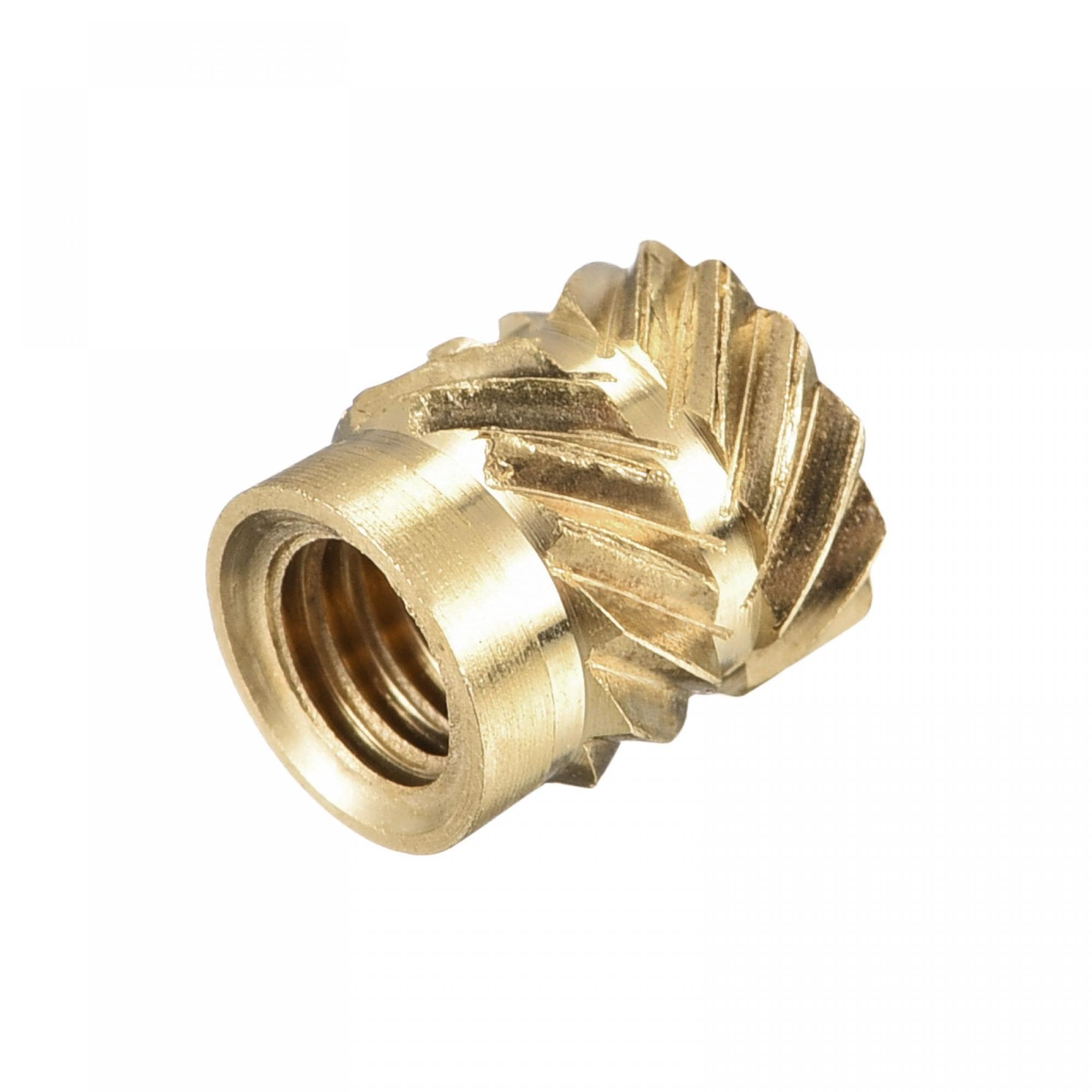 TOP-VIGOR 60Pcs M4 Threaded Knurled Insert Nuts, M4 x 7mm x 6mm OD 3D ...