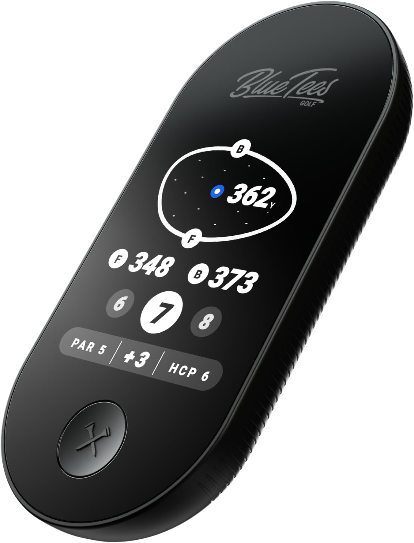 Amazon.com: Blue Tees Golf Ringer - Magnetic Golf GPS Handheld, Touch ...