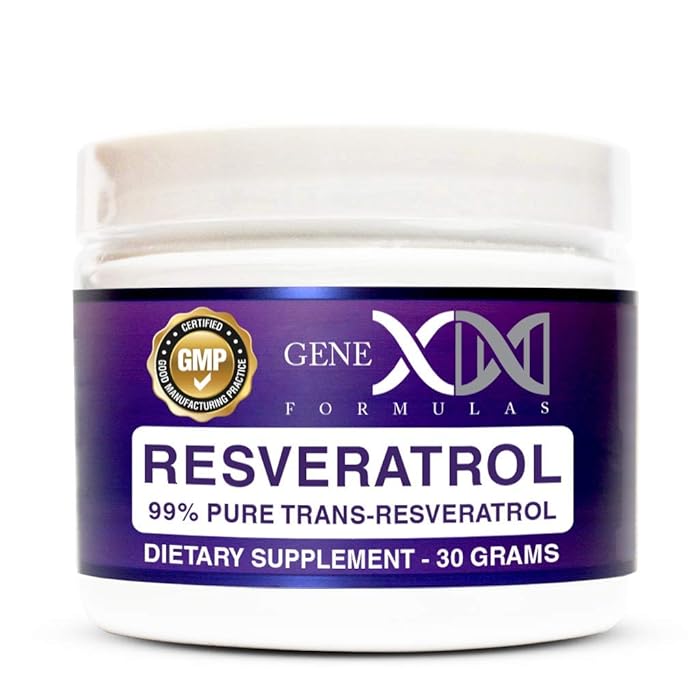 Buy GENEX 99% Micronized Trans-Resveratrol Powder - 1000mg | Pure ...