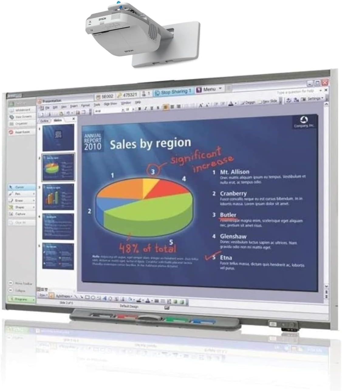 Smart Tech SMARTBoard SB680 77-inch Interactive Whiteboard User Manual