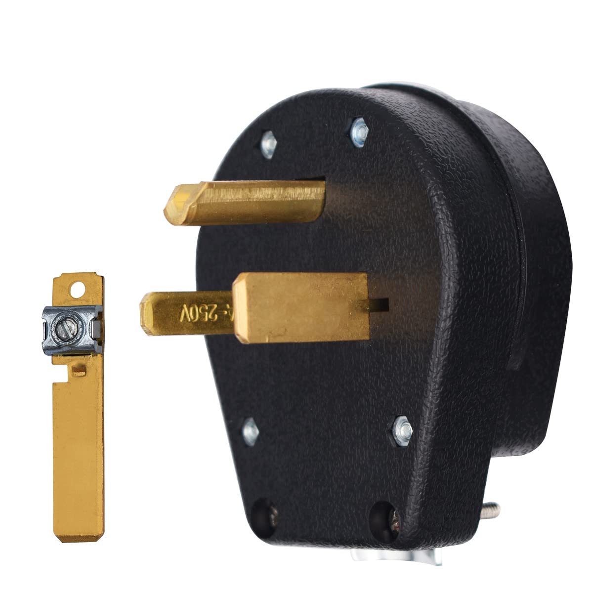 Snapklik.com : NEMA 6-50P Plug, Straight Blade Heavy Duty Angle Plug ...