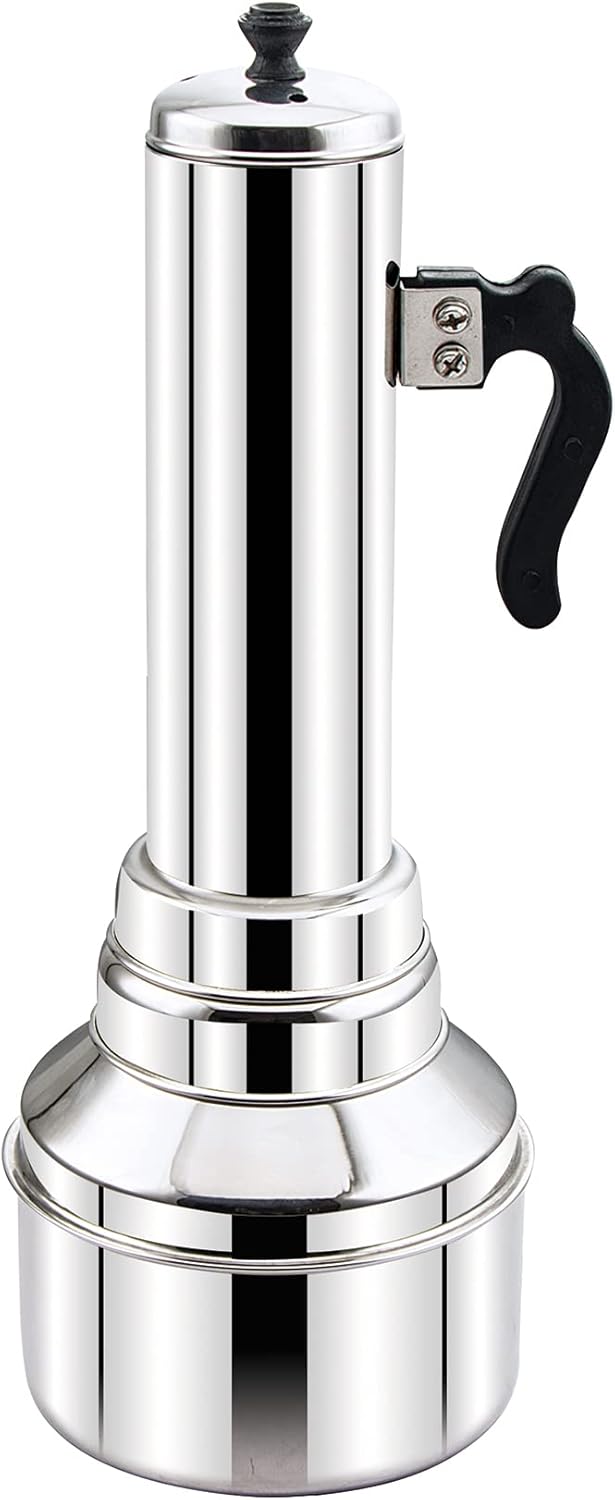 BLACKSTONE Stainless Steel Puttu Kudam, Puttu Maker with Steamer Plate ...