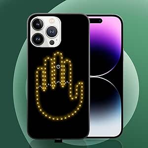 Amazon.com: YOLOLAND MagSafe Bezel-Less Led Illuminated iPhone Case, RGB Cool Light-up, Touch-to ...
