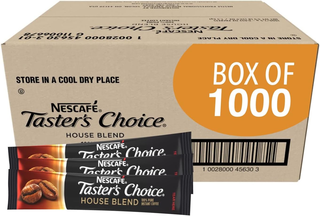 Amazon.com: Nescafe Instant Coffee Packets, Taster's Choice Light Roast ...