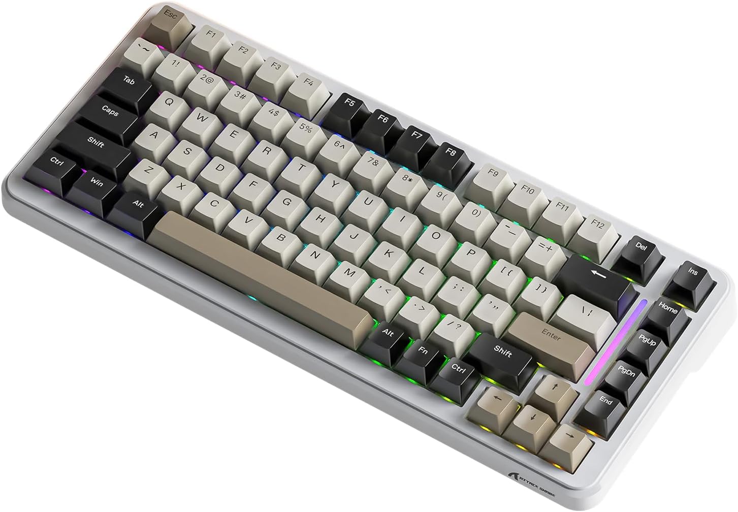 Amazon.com: ATTACK SHARK M86 75% Mechanical Gaming Custom Keyboard ...
