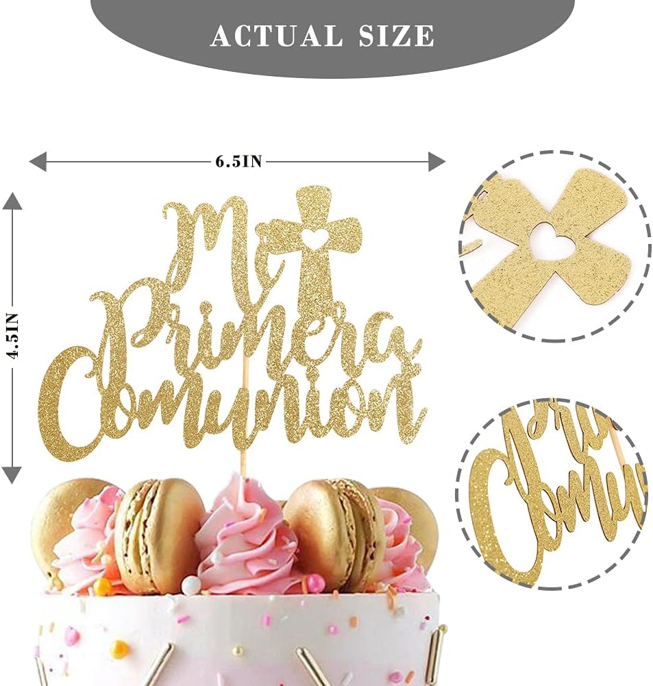 Buy Mi Primera Communion Cake Topper - First Communion Cake Topper ...