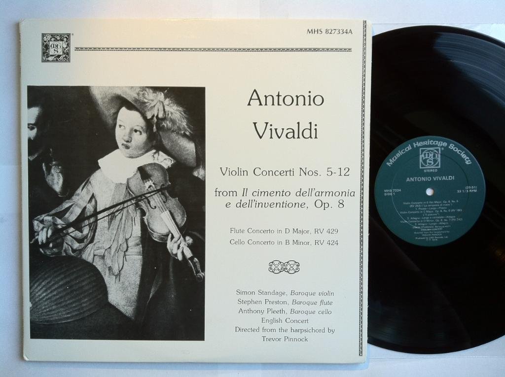 Antonio Vivaldi: Violin Concerti - Op. 8 / Nos. 5-12 LP - Amazon.com Music
