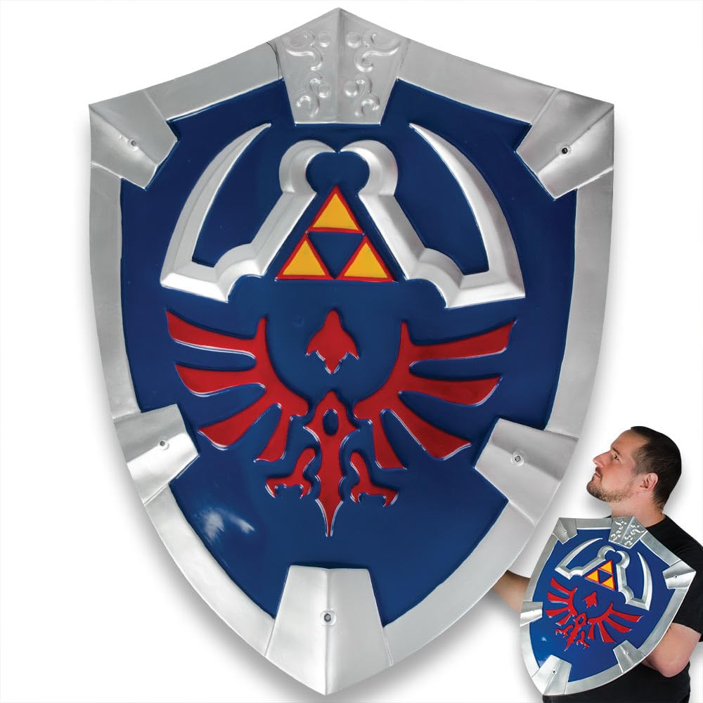 Amazon.com: Legend of Zelda Shield Replica | Inspired from Iconic Anime ...