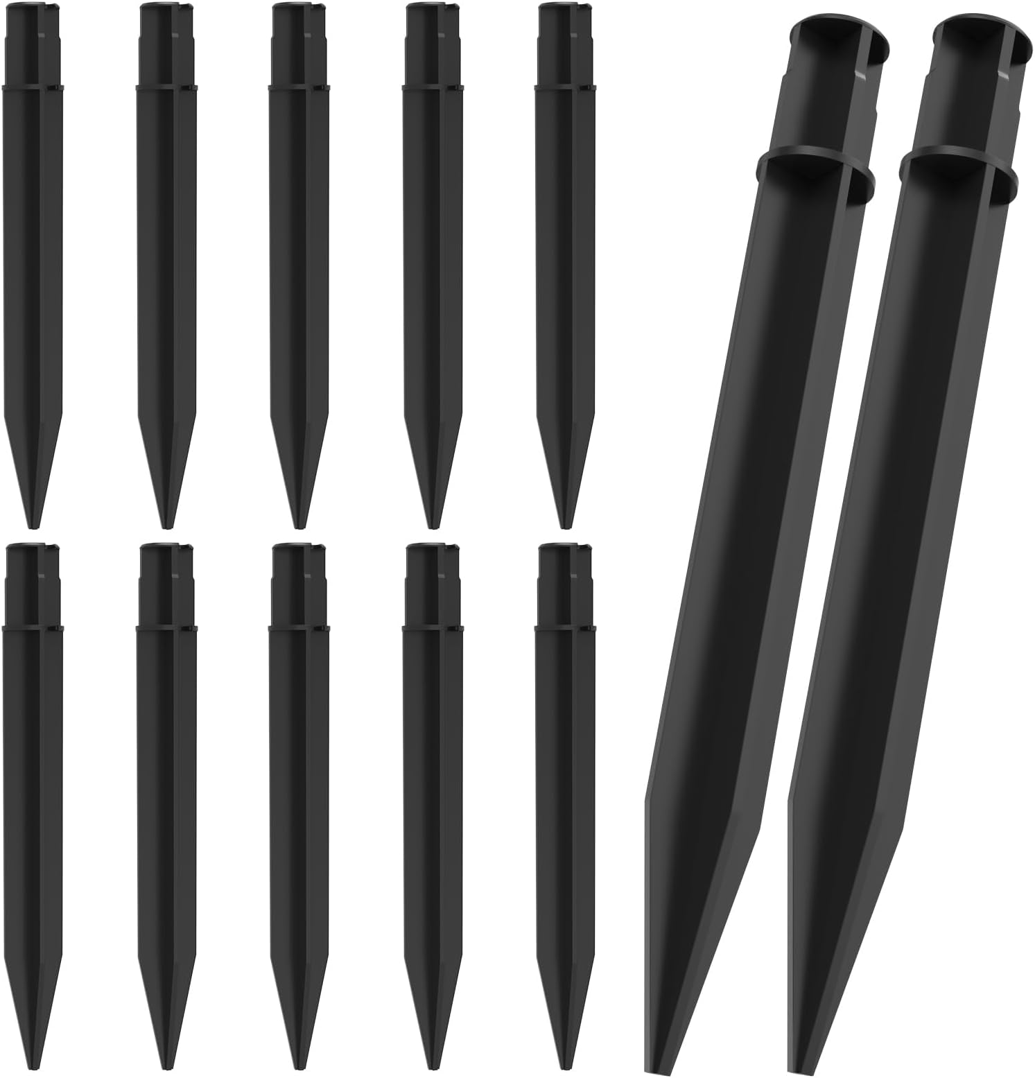 Amazon.com : SDTC Tech 6-Pack 8.26 Inch / 21cm ABS Ground Spikes Solar ...