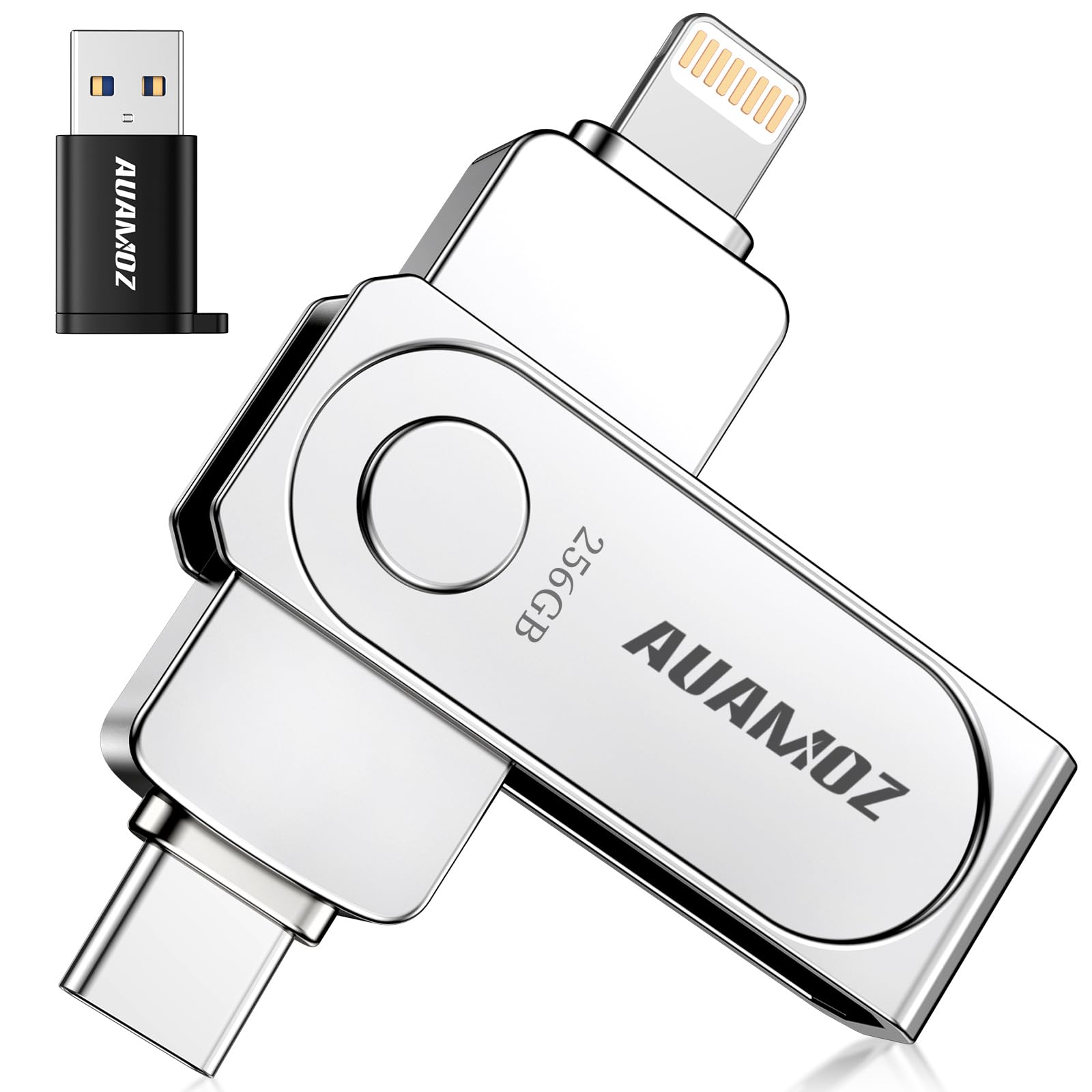 Amazon.com: AUAMOZ Portable Storage USB-C Flash Drive for iPhone 15 ...