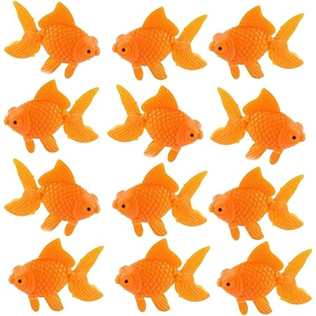 Amazon.com: CCOZN 12 Pieces Artificial Fake Fish Aquarium Fish Bowl ...